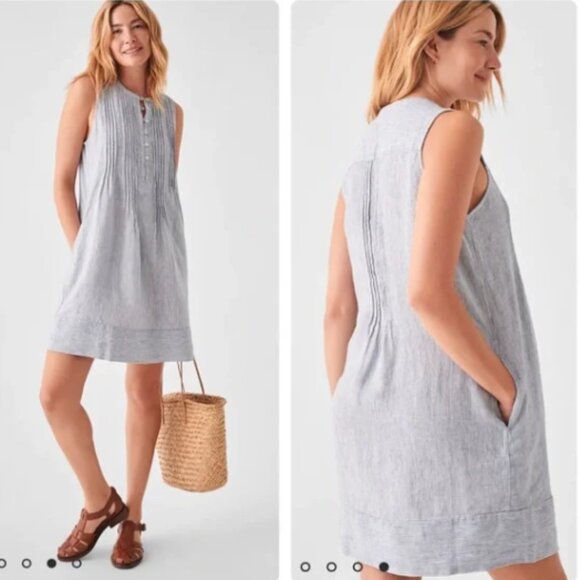 Faherty | Dresses | Faherty Isha Linen Dress | Poshmark
